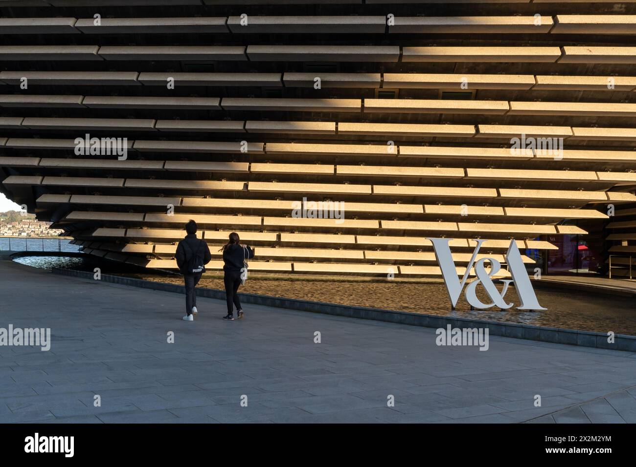 The V and A design museum in Dundee, Scotland, UK - exterior on ...