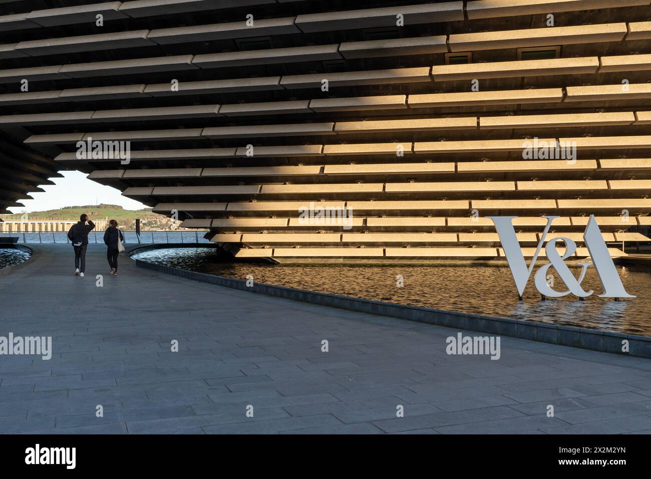 The V and A design museum in Dundee, Scotland, UK - exterior on ...
