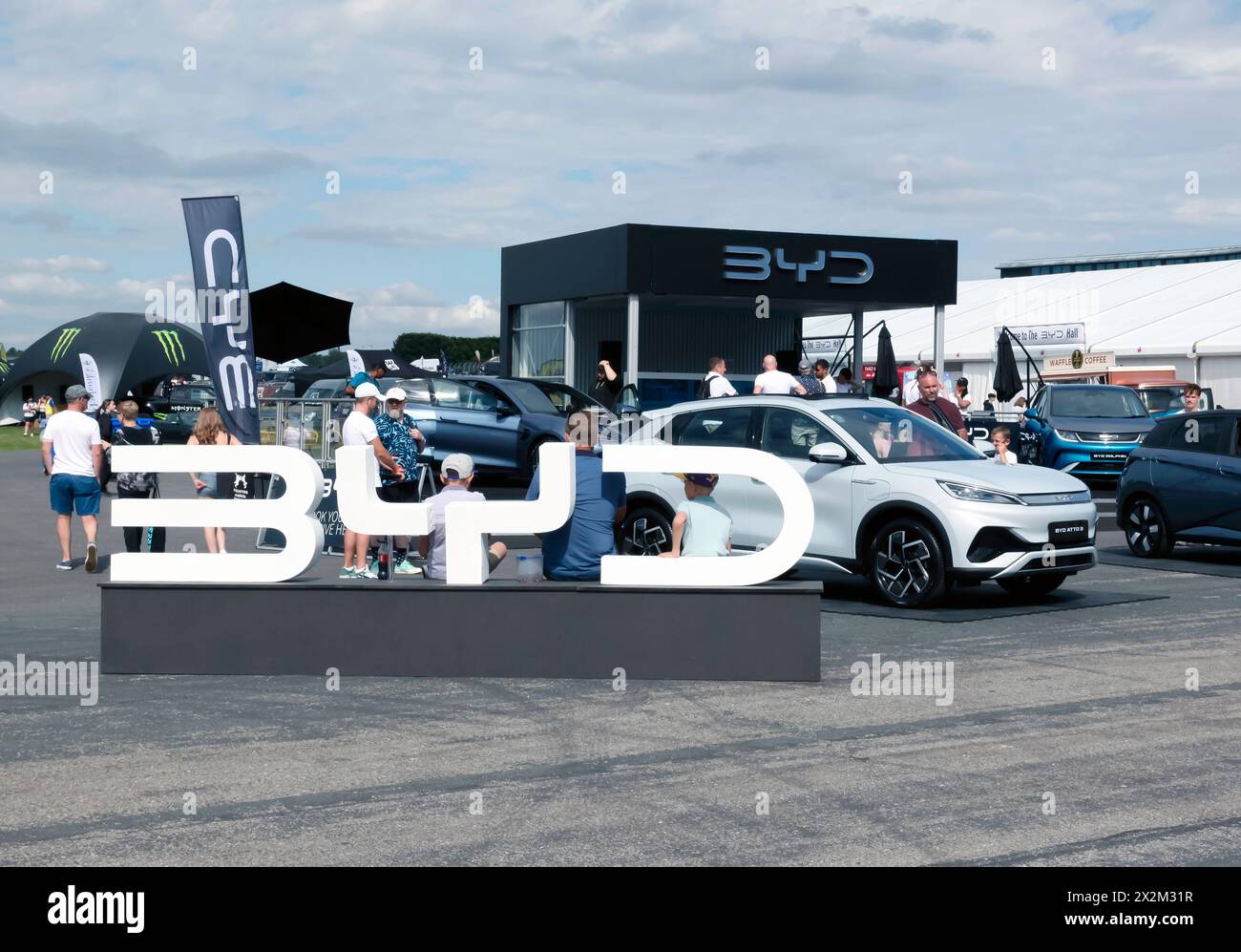 The BYD Stand at the 2023 British Motor Show, Farnborough Stock Photo ...