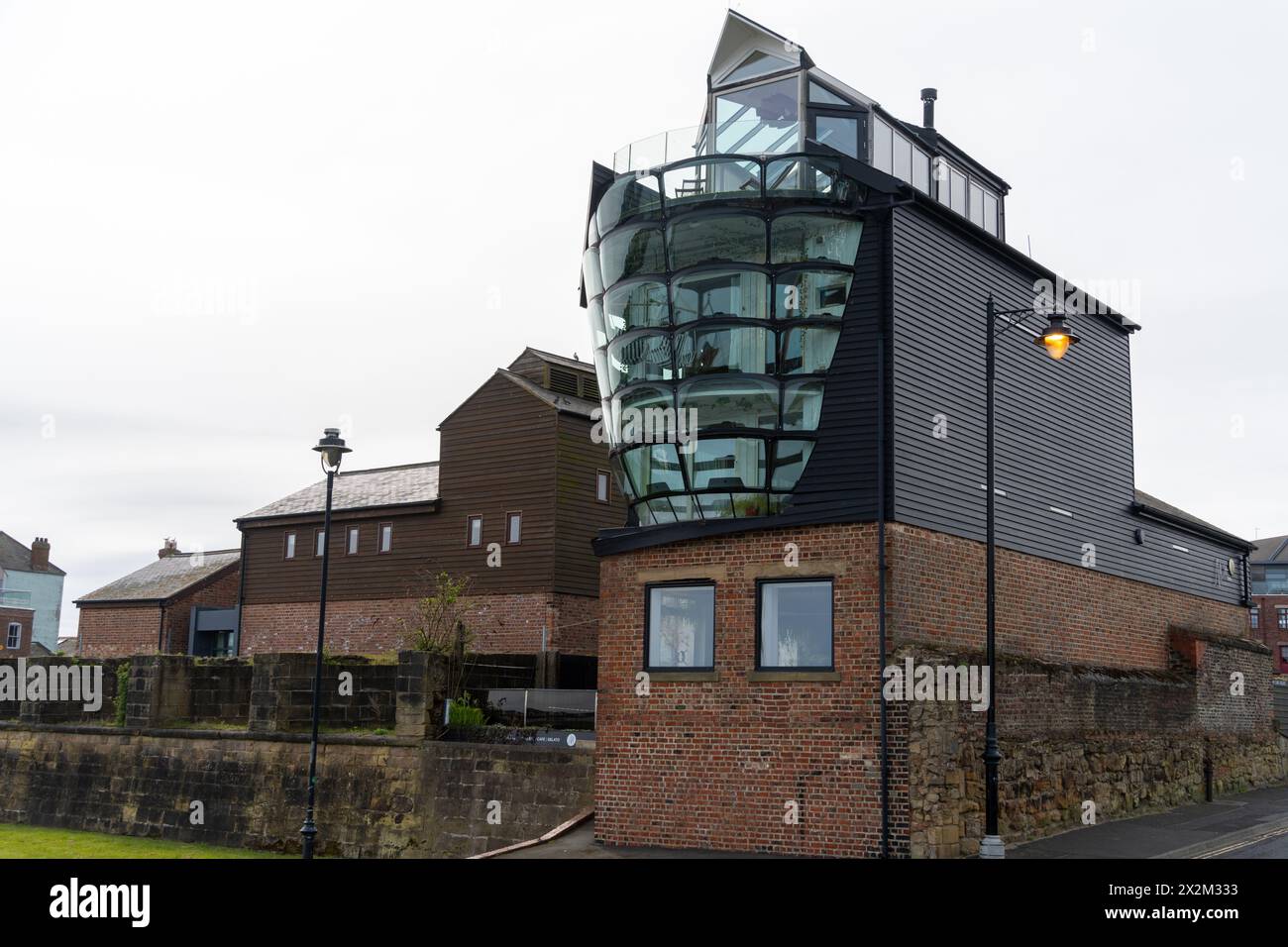 Molten, a gallery and cafe on the Fish Quay in North Shields, UK, with ...