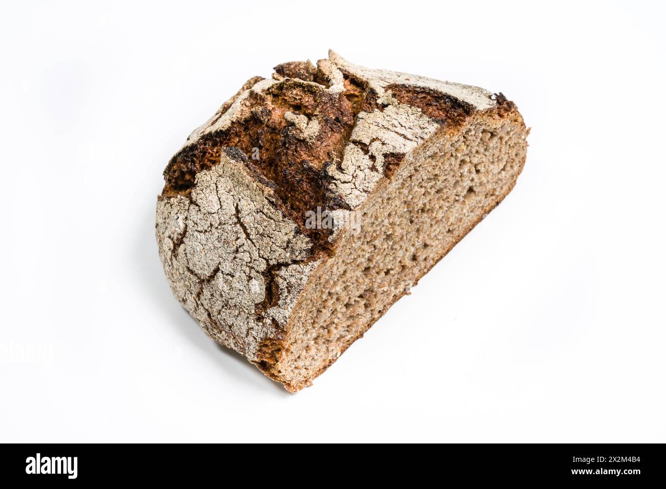 Halber Laib Brot *** Half a loaf of bread Stock Photo - Alamy