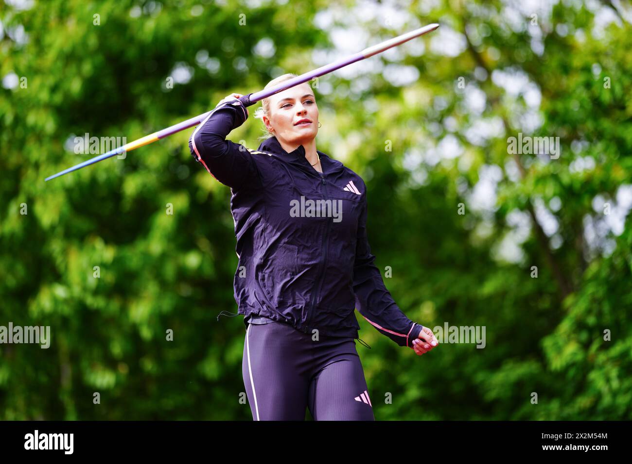 Victoria Hudson, Austrian athlete specialising in the javelin throw, at ...