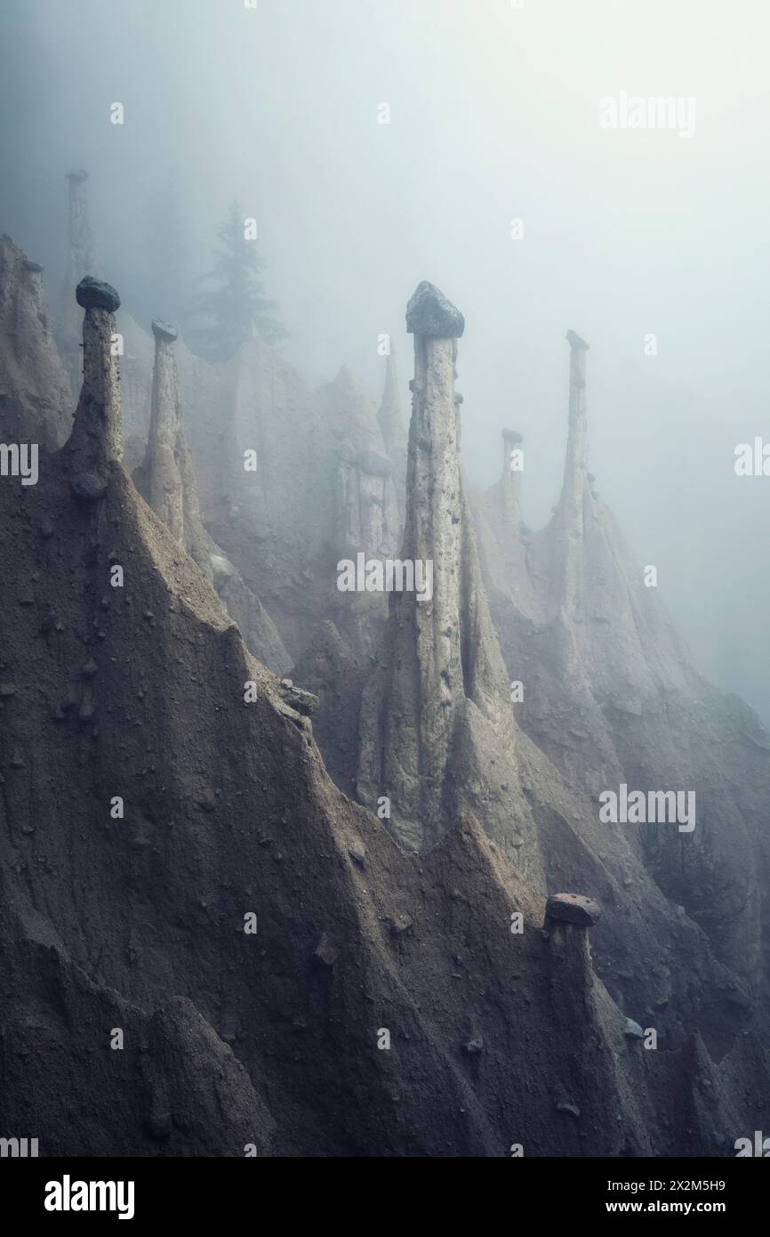 geography / travel, Italy, South Tyrol, earth pillar, Dolomites, South ...