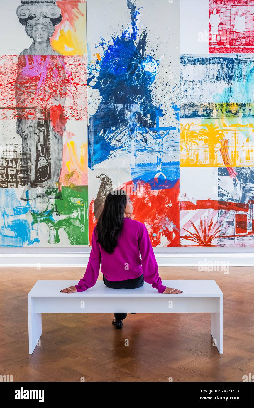 London, UK. 23rd Apr, 2024. Caryatid Cavalcade I/ROCI CHILE, 1985 ...