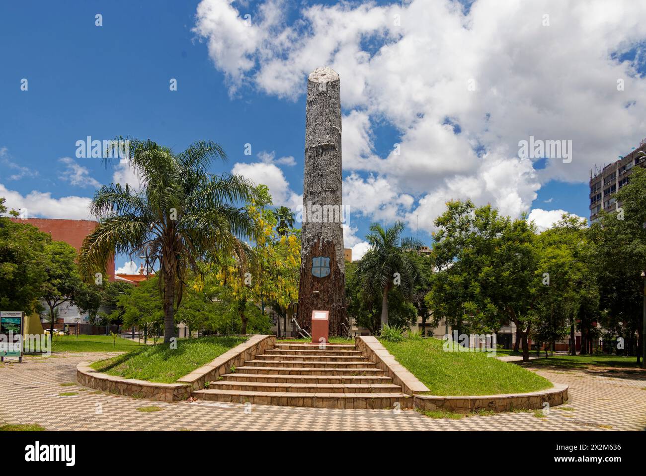 Asuncion, Paraguay. 14th Jan, 2024. Historic site of the founding of ...