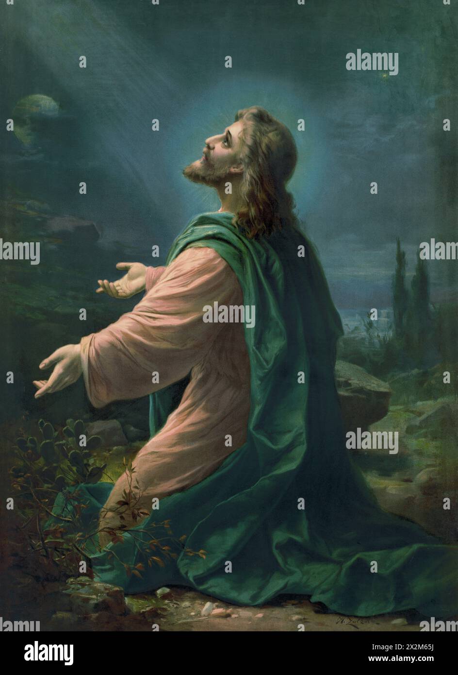 Krisztus az olajfak hegyen Christus am olberg - Budapest - Jesus Christ ...