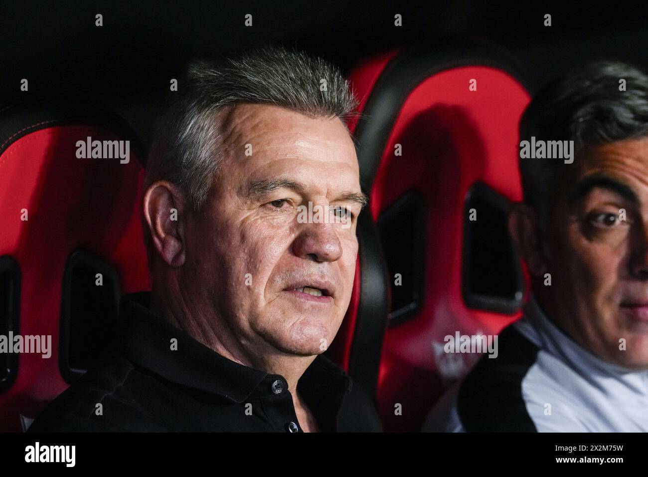 Javier Aguirre, head coach of RCD Mallorca during the Spanish ...