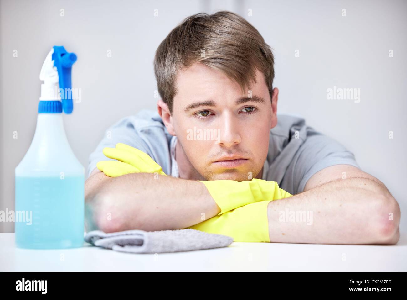 Cleaner sad hi-res stock photography and images - Alamy