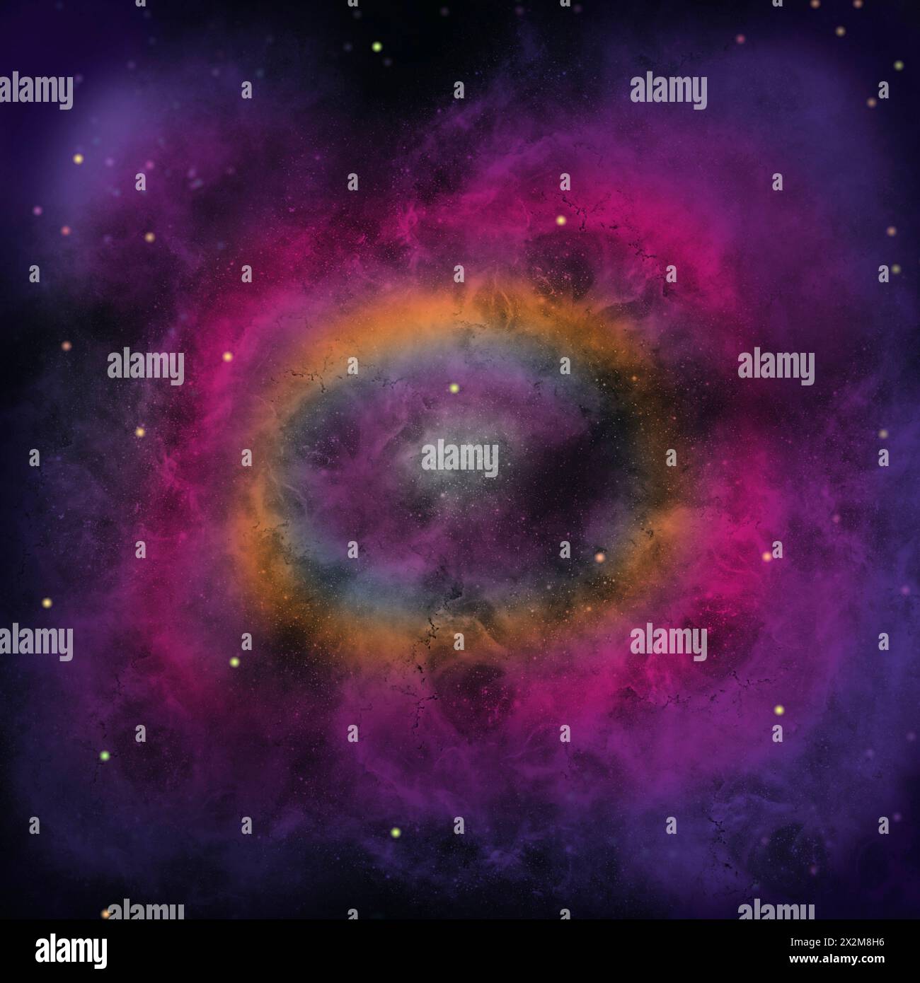 Beautiful cosmic Outer Space background Wallpaper Illustration Stock ...