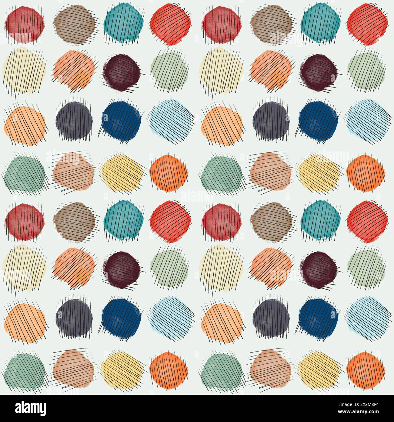 Watercolor hand painted circle shape design elements. Set of ...
