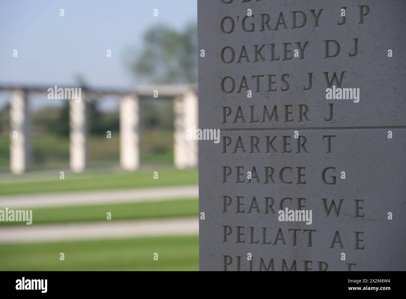 British Normandy Memorial Stock Photo - Alamy