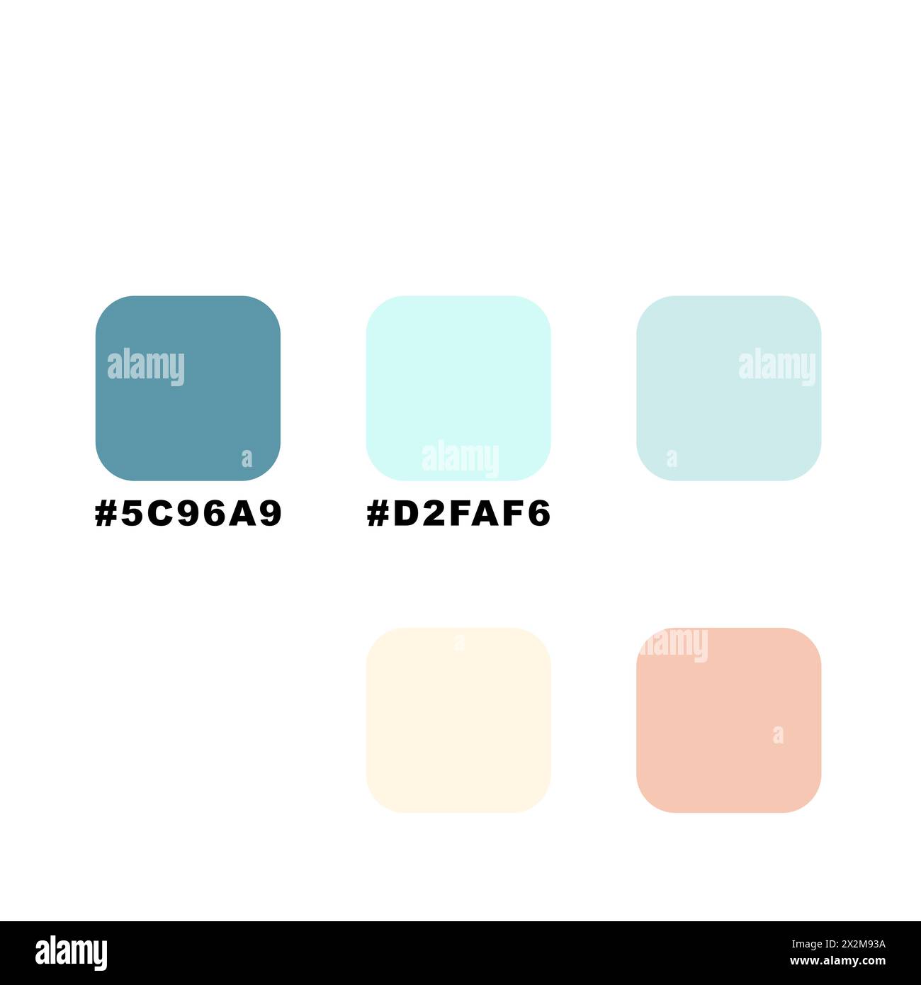 Hex color chart Cut Out Stock Images & Pictures - Alamy