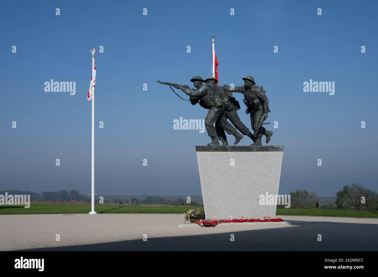 British Normandy Memorial Stock Photo - Alamy