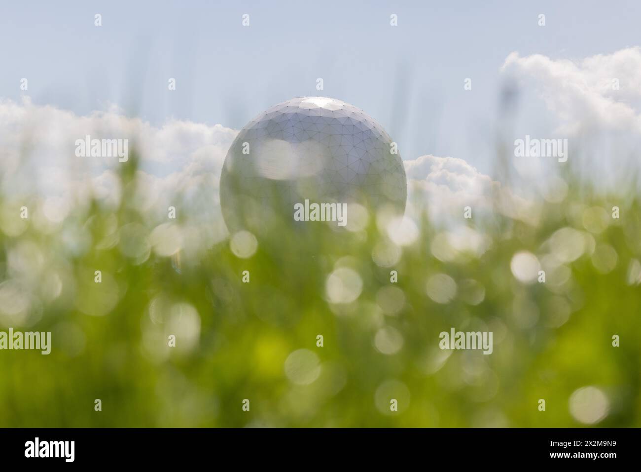 Wachtberg, Germany. 23rd Apr, 2024. The radar dome (radome) of the ...