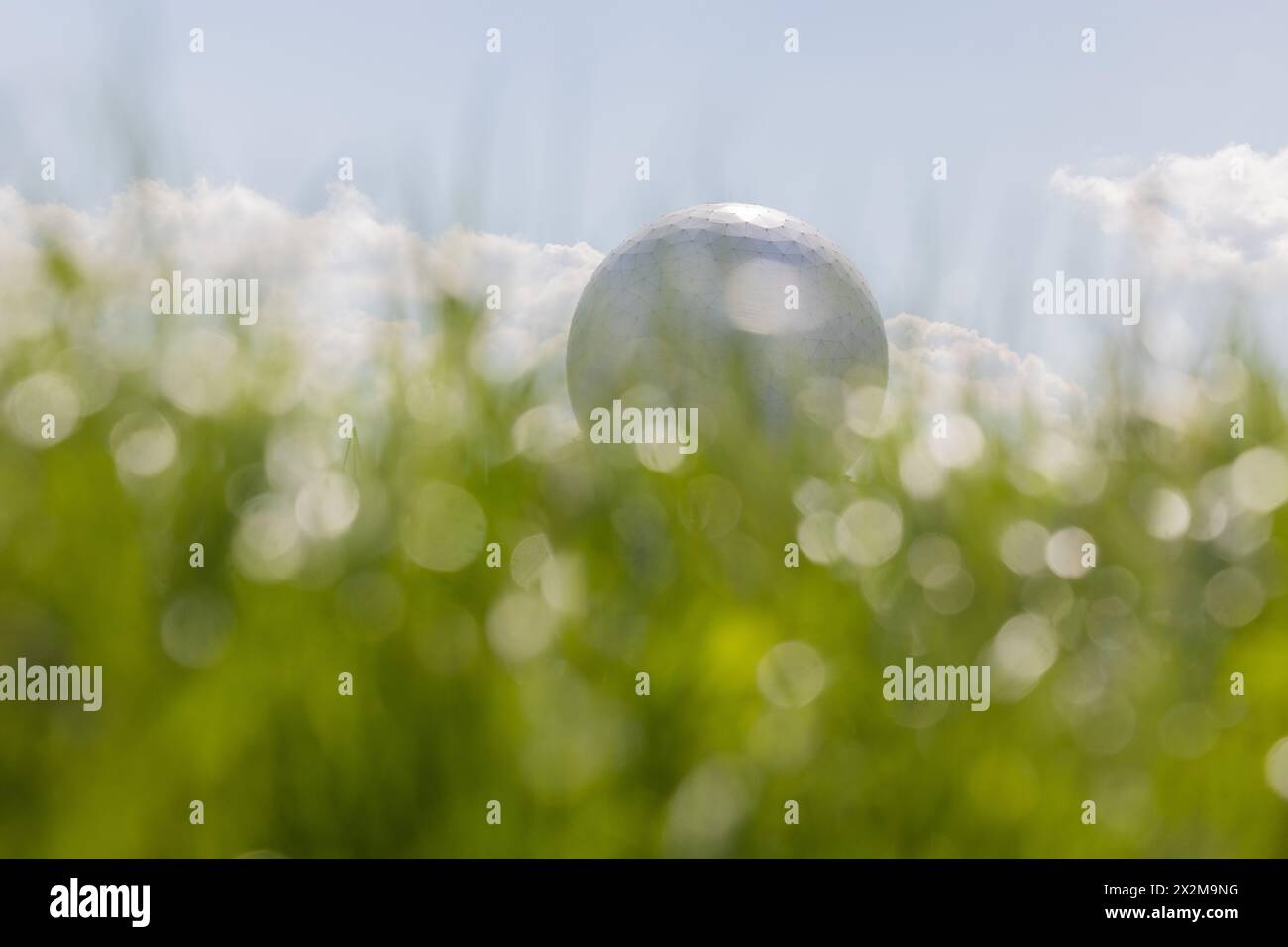 Wachtberg, Germany. 23rd Apr, 2024. The radar dome (radome) of the ...