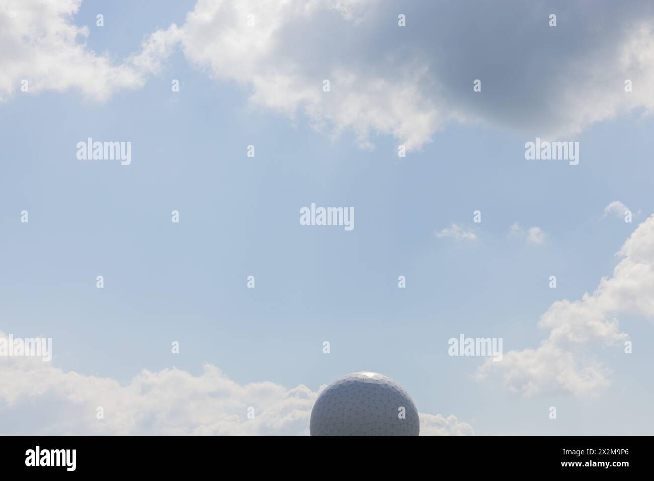 Wachtberg, Germany. 23rd Apr, 2024. The radar dome (radome) of the ...