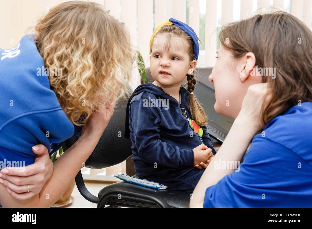 DONETSK Reg, UKRAINE - Apr. 21, 2024: Female doctors from the Frida ...