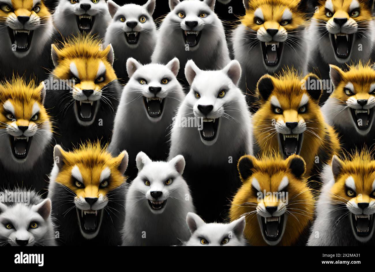 Whimsical and legendary monster, magical creature, fairy tale creature ...