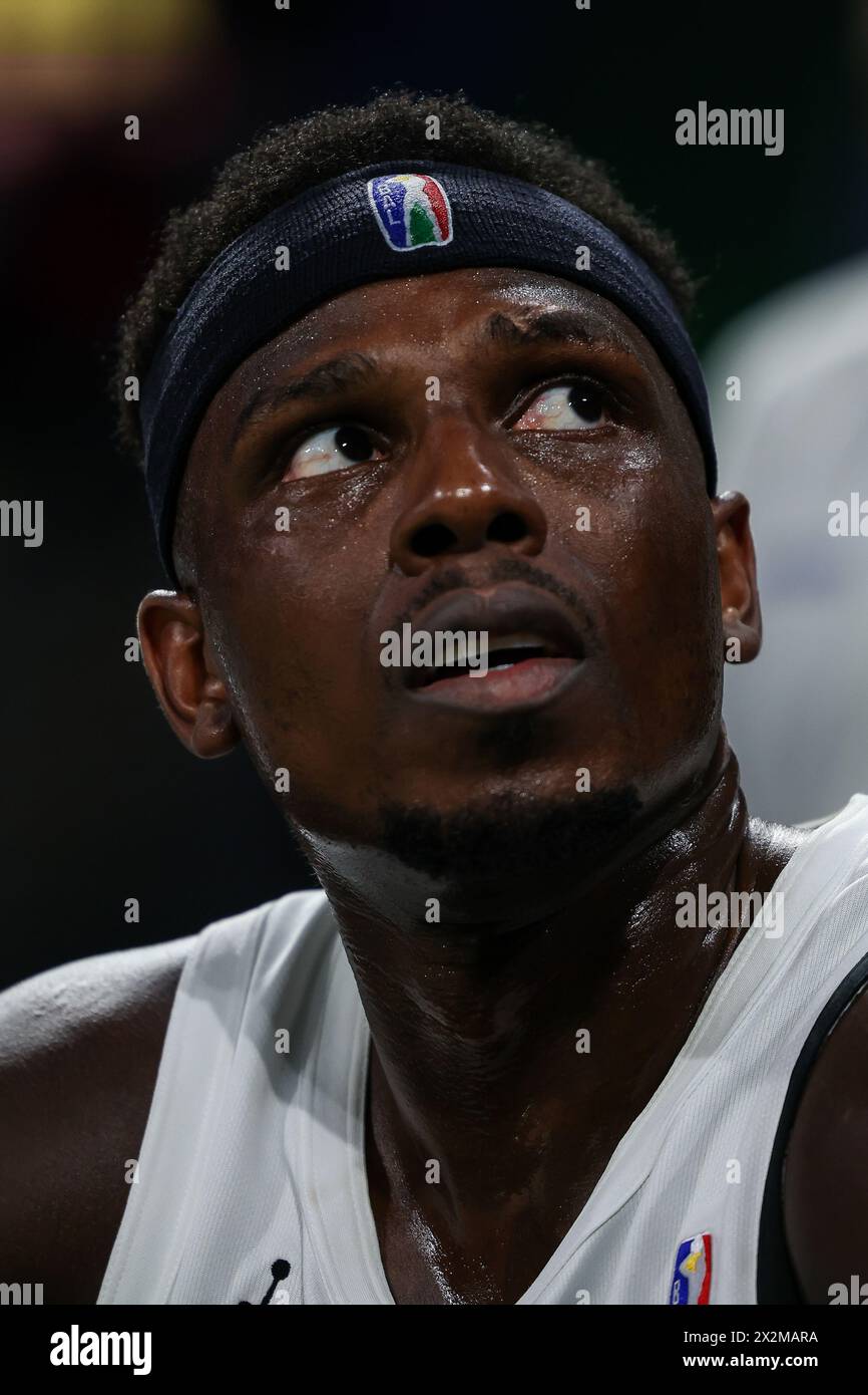 CAIRO, EGYPT - APRIL 22: player watching match between City Oilers v Al ...