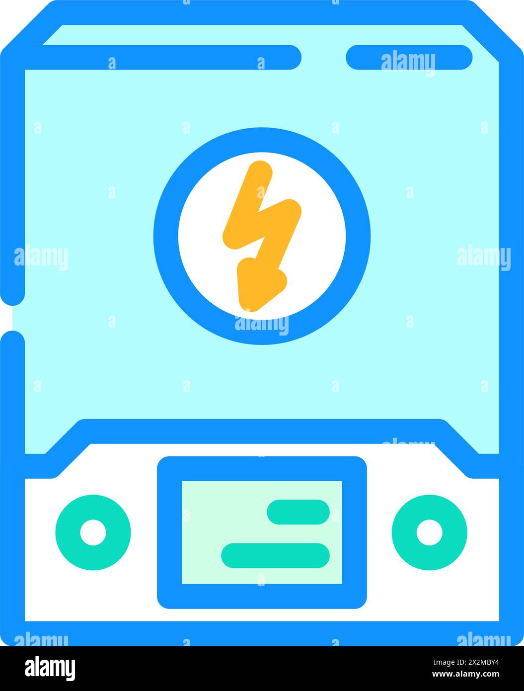 inverter solar panel color icon vector illustration Stock Vector Image ...