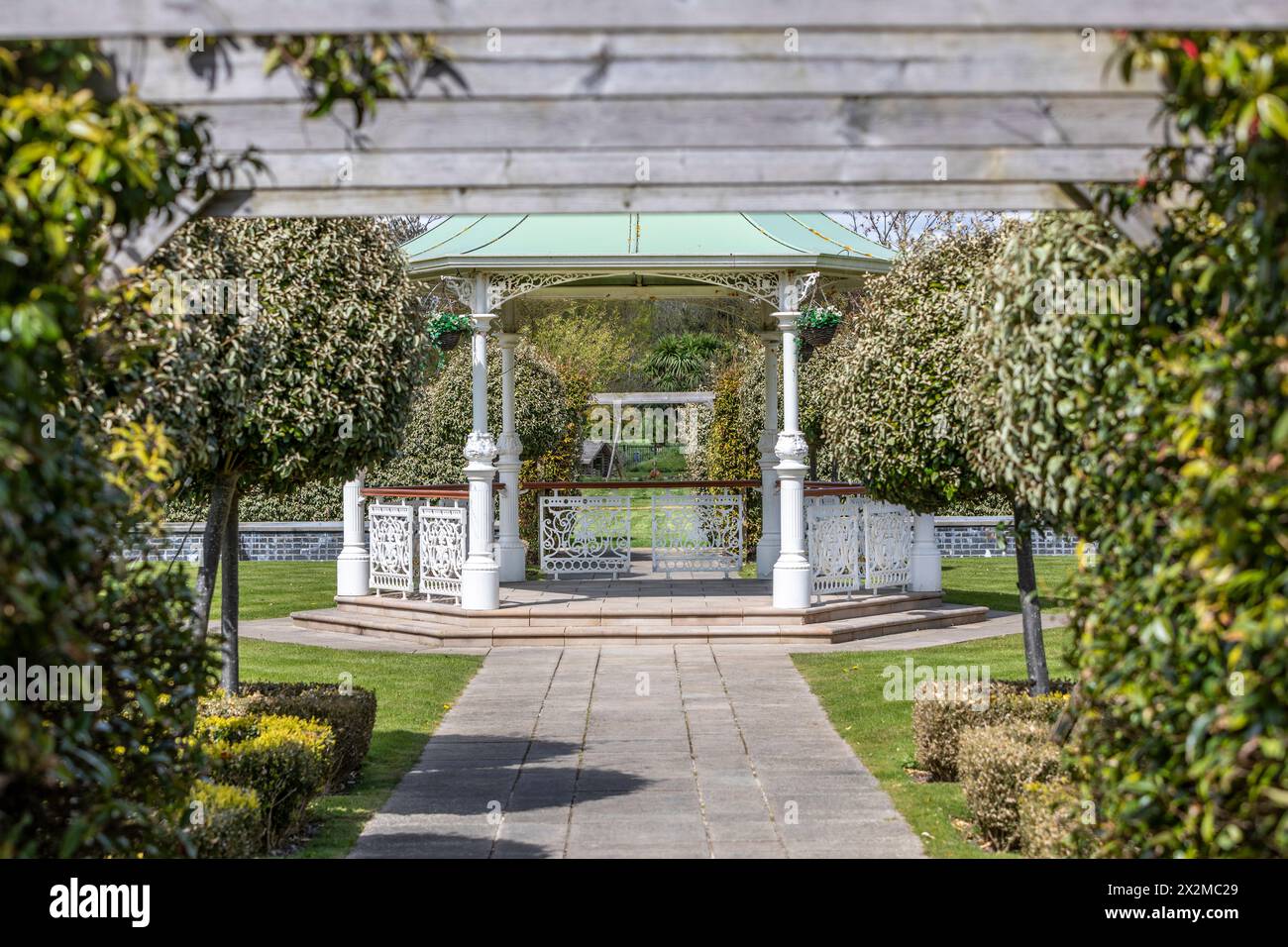 The Pagoda in the gardens of Hythe Imperial Hotel, Kent Stock Photo - Alamy