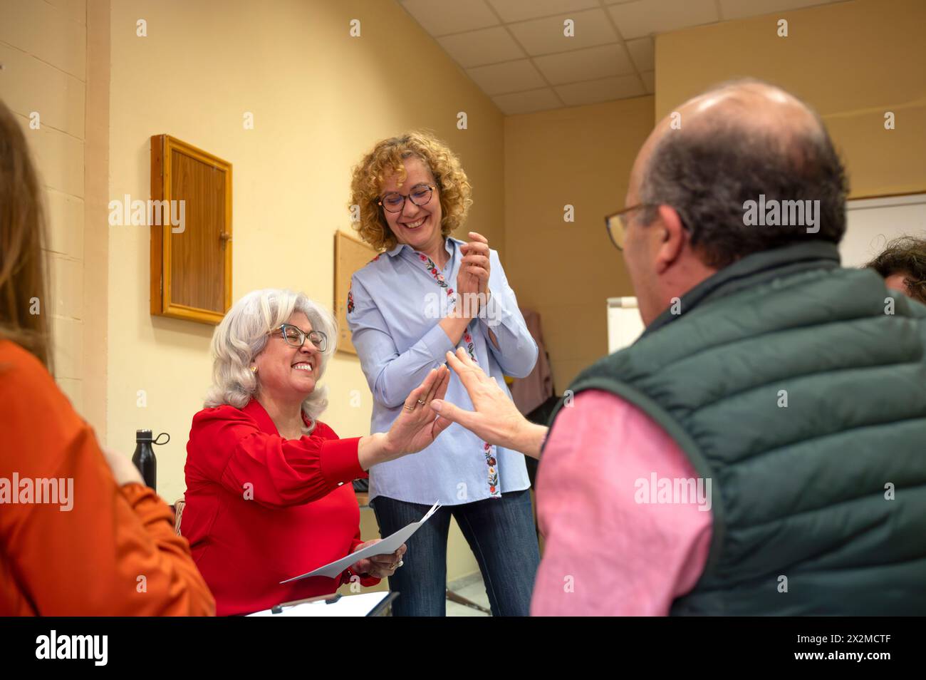 Mature older students hi-res stock photography and images - Alamy