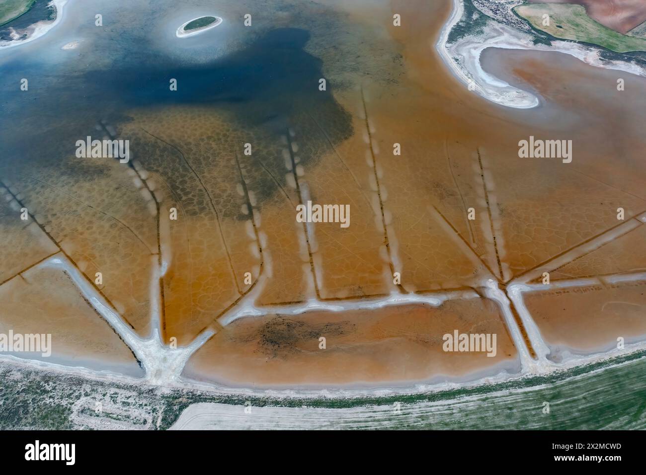 Stunning aerial drone photograph showcases the complexity of salt ...