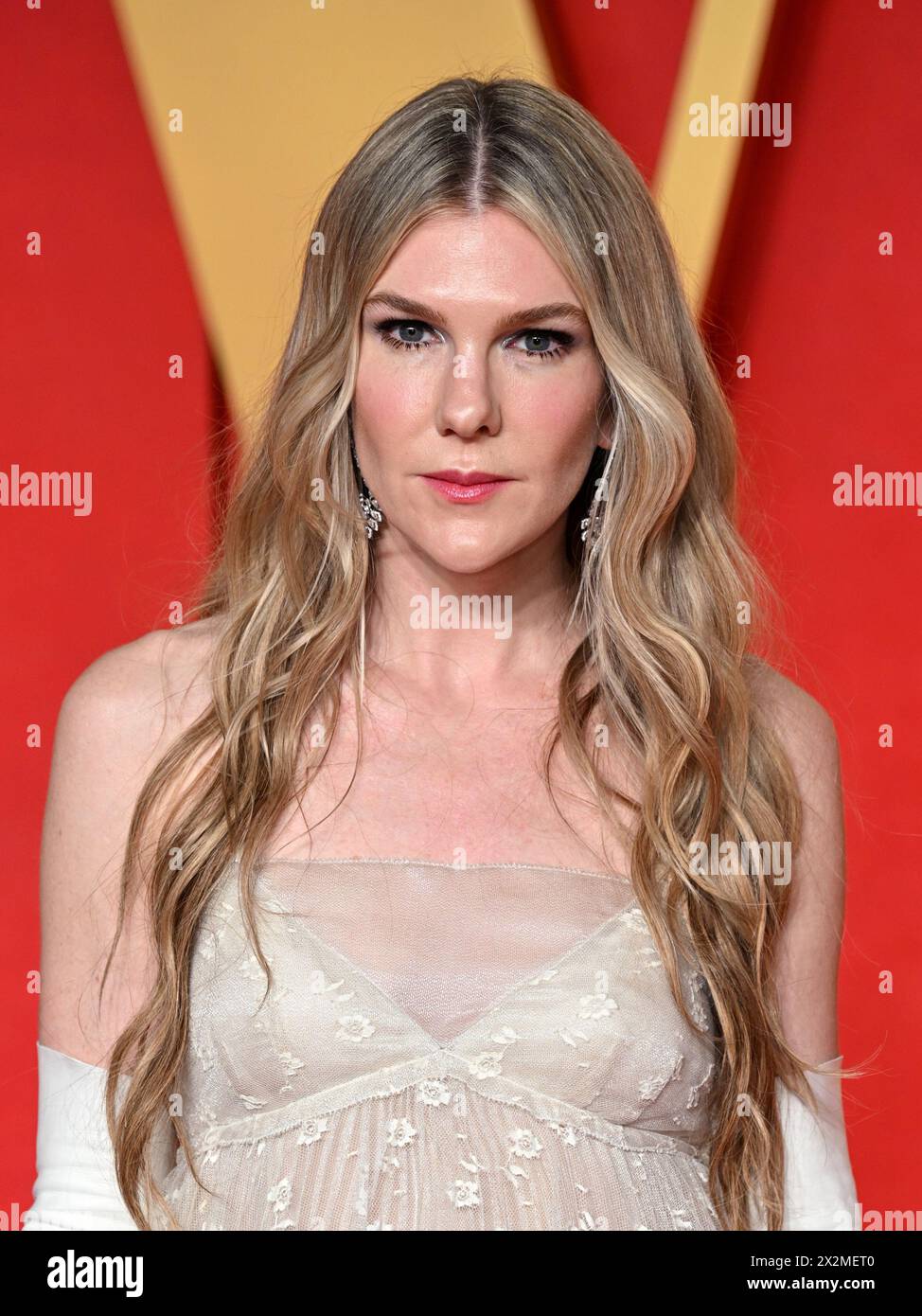 Los Angeles, USA. March 10th, 2024. Lily Rabe arriving at the Vanity ...