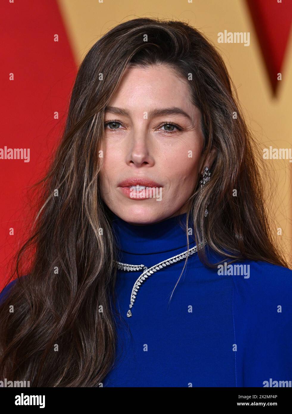 Los Angeles, USA. March 10th, 2024. Jessica Biel arriving at the Vanity ...