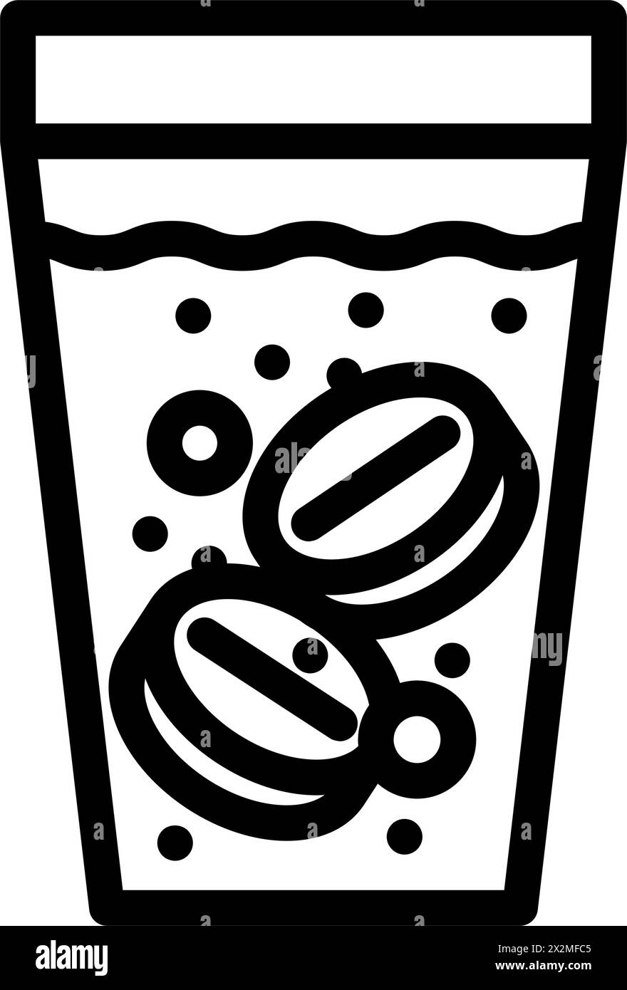 analgesics medicines pharmacy line icon vector illustration Stock ...
