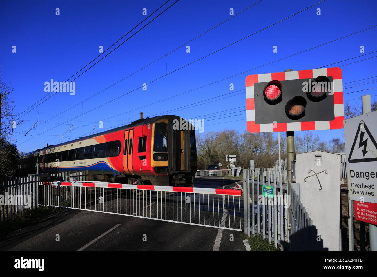 Lolham level crossing hi-res stock photography and images - Alamy