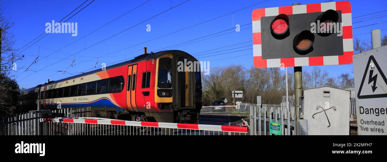 Lolham level crossing hi-res stock photography and images - Alamy