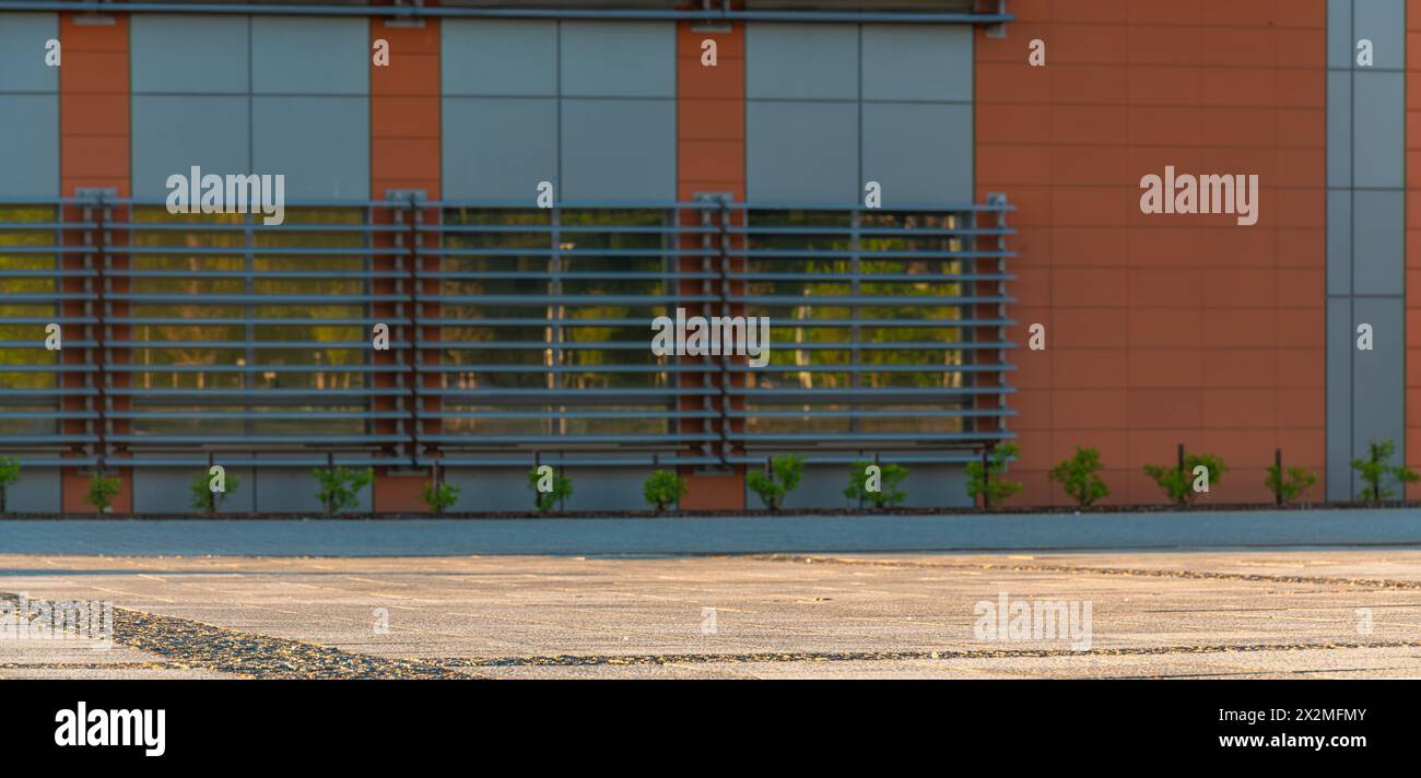 Modern CGI backplate architecture for 3d renderin Stock Photo - Alamy