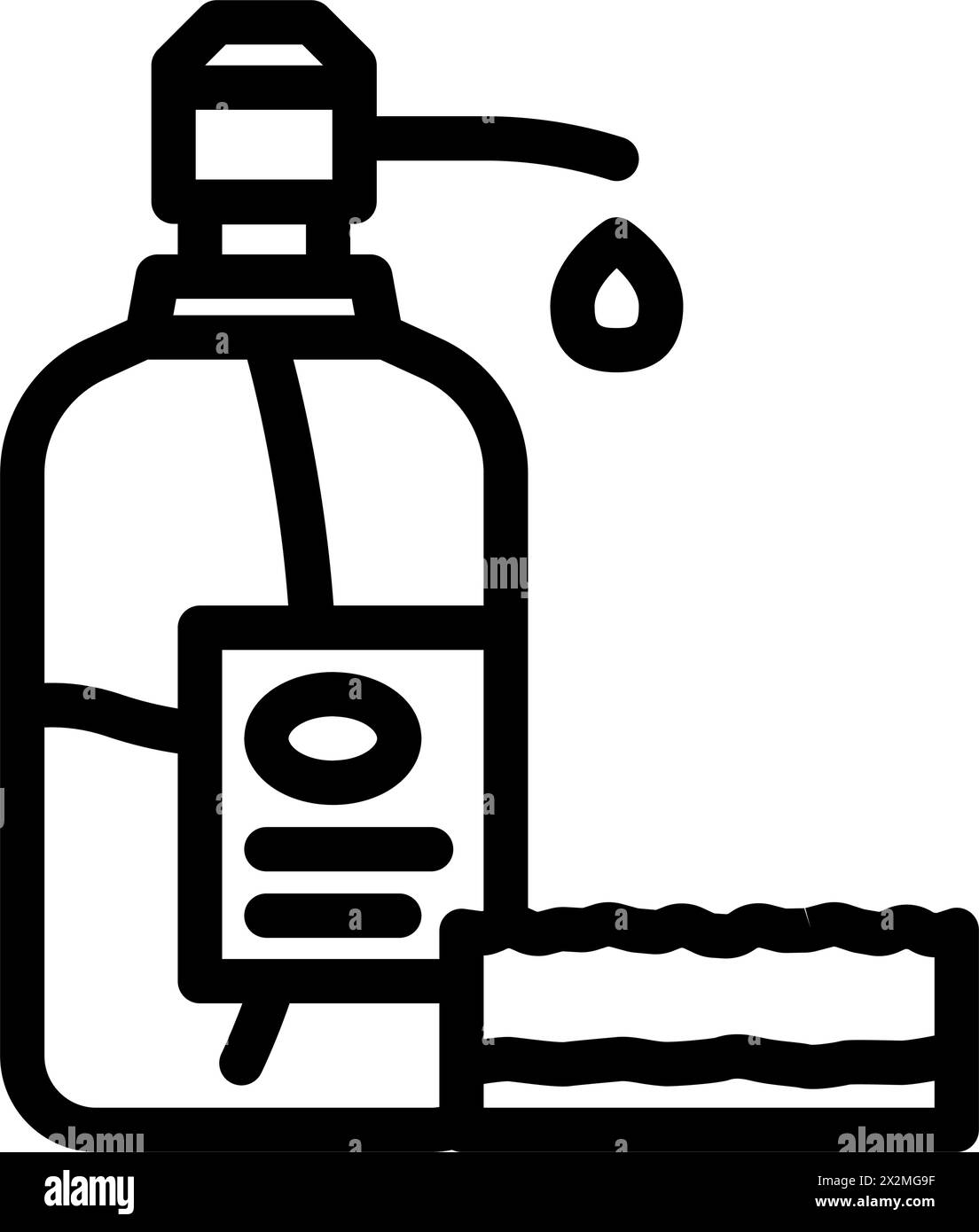 dish dispenser restaurant equipment line icon vector illustration Stock ...