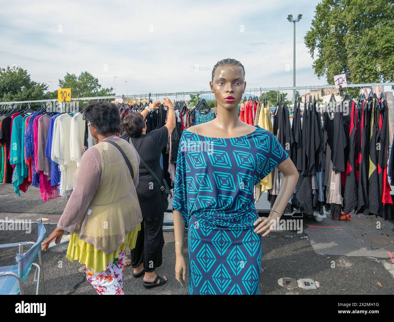 lay figure (mannequin) at market in perpignan, france Stock Photo - Alamy