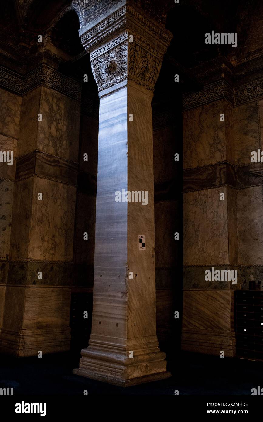 The interior of the Great Mosque of Saint Sophia, originally a ...