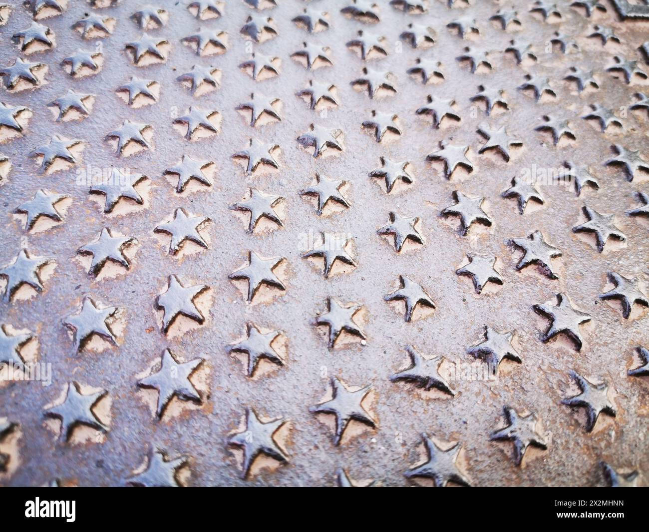 iron stars steel texture as nice background Stock Photo - Alamy