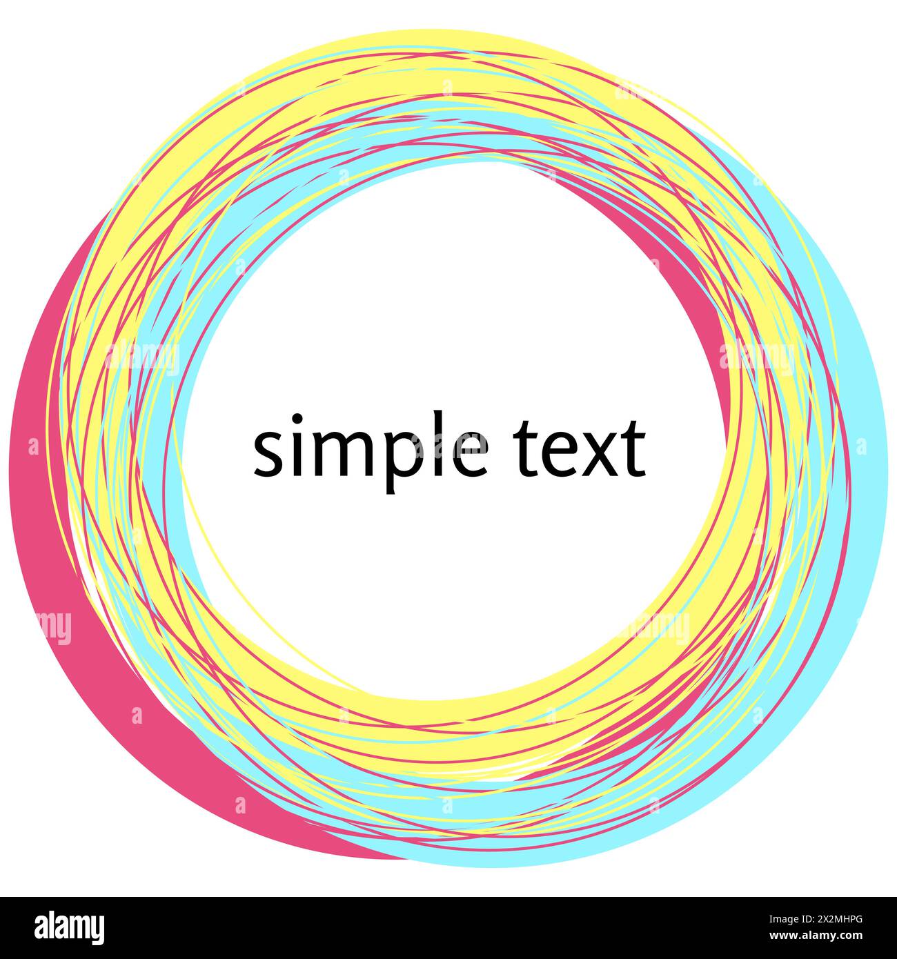 Vector abstract colorful swirl shape isolated on white background ...