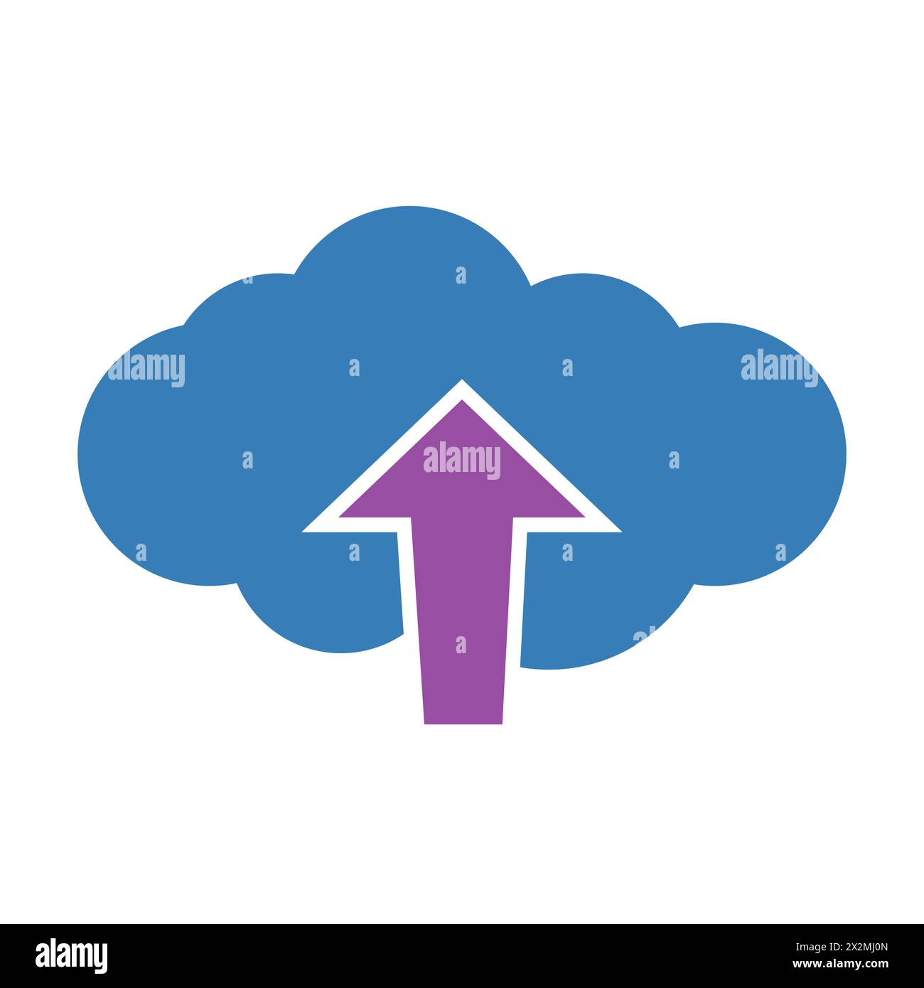 Upload cloud icon. Vector illustration Stock Vector Image & Art - Alamy