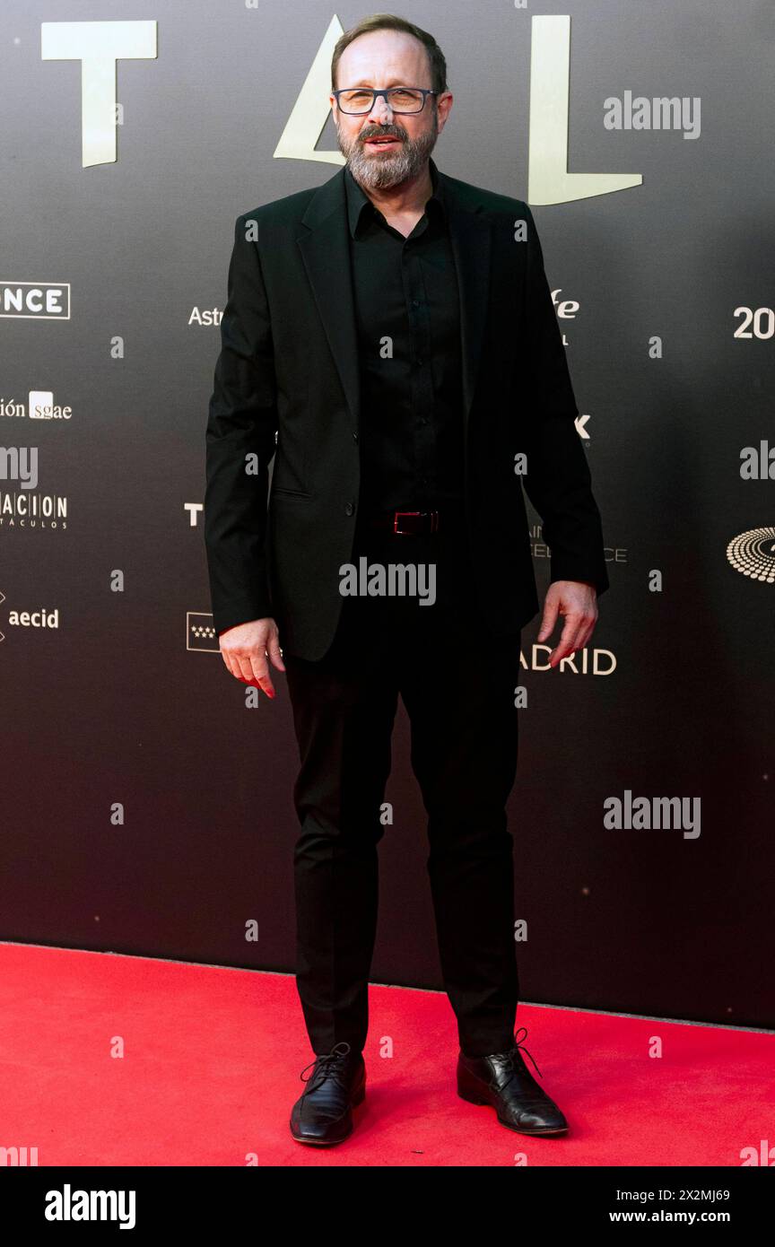 Patxi Freytez bei der 2. Verleihung der Premios Talia 2023 im Teatro ...