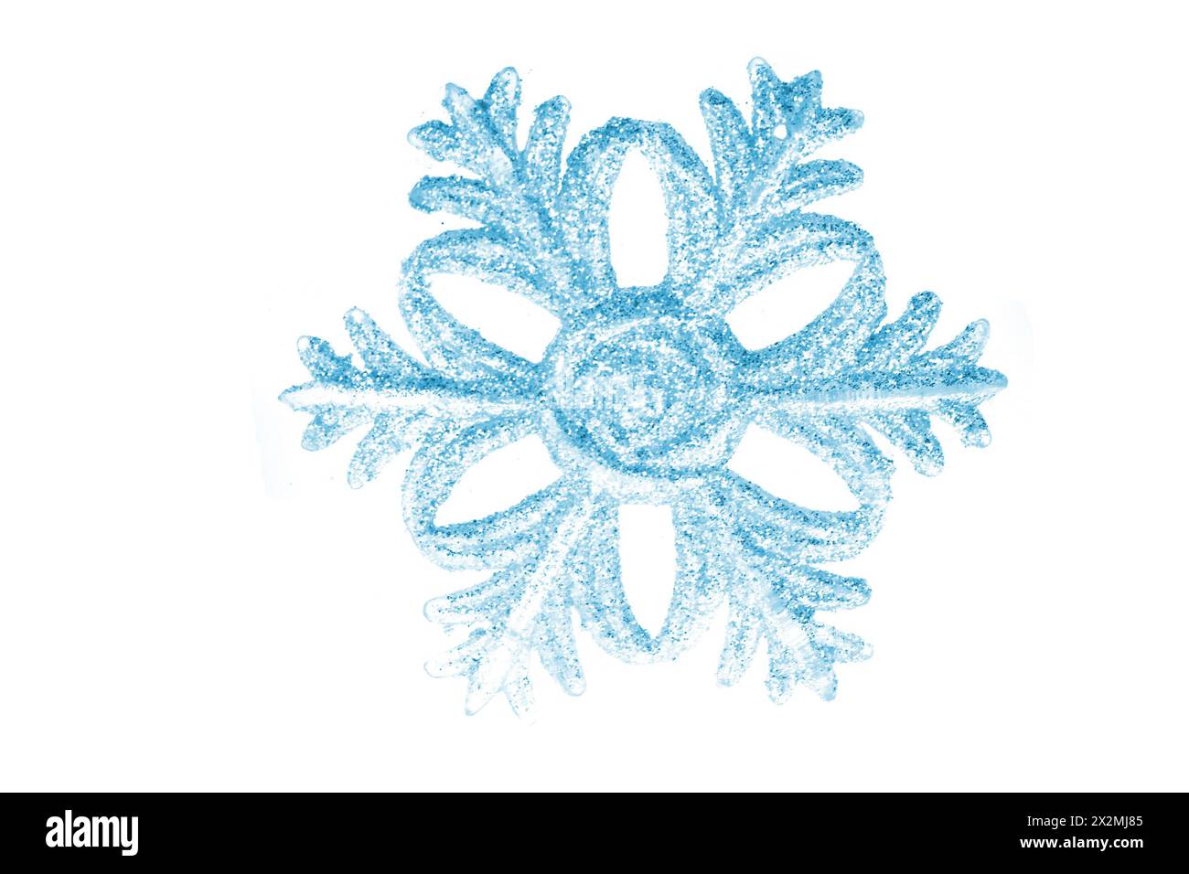 nice snowflake isolated on the white background Stock Photo - Alamy