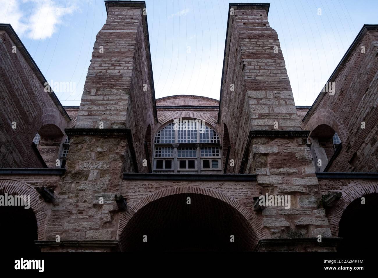 Windows of the Great Mosque of Saint Sophia, originally a Christian ...