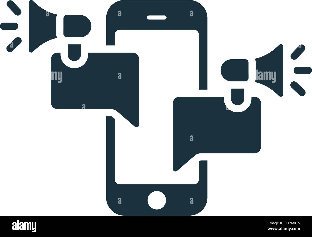 Sms Marketing icon. Monochrome simple Mobile Marketing And Advertising ...
