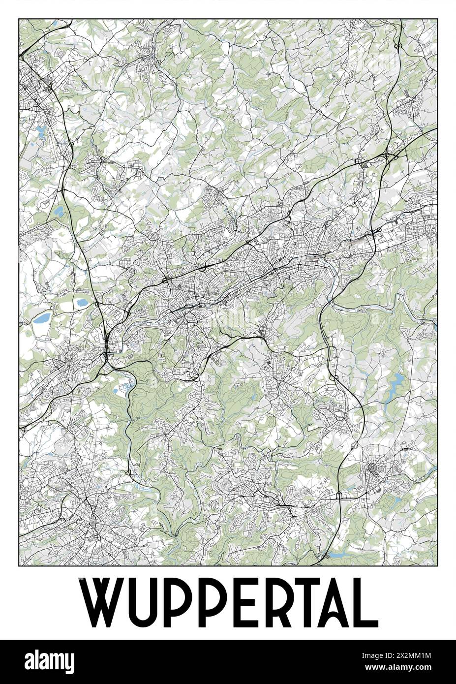 Map of duisburg Cut Out Stock Images & Pictures - Alamy