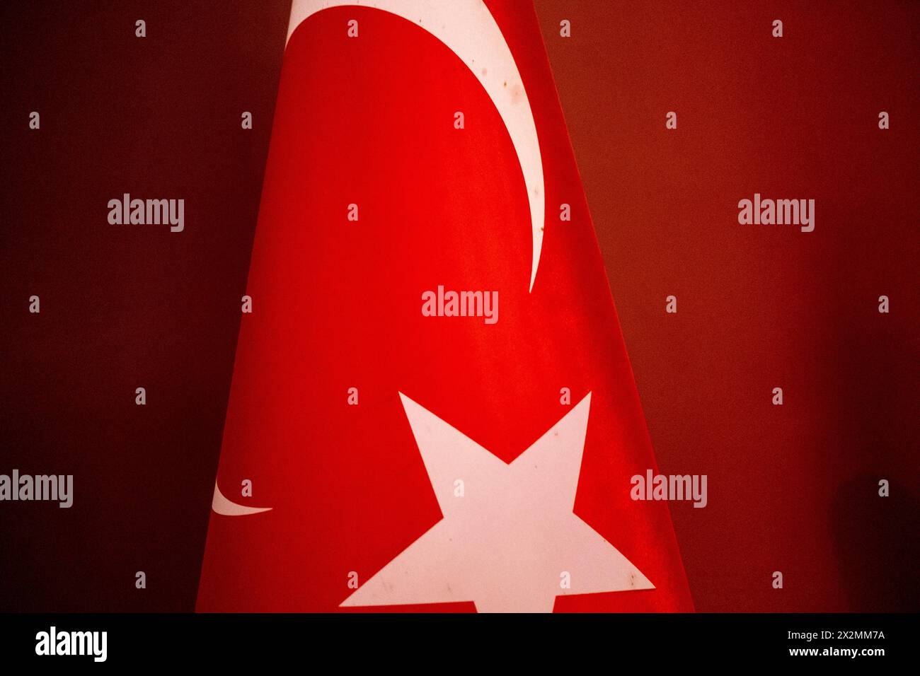 The Turkish Republic's flag at the Archaeological Museum in Istanbul ...