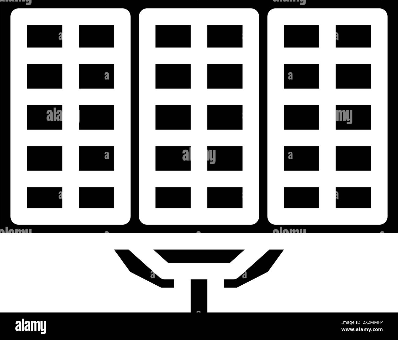 Solar array panels Stock Vector Images - Alamy