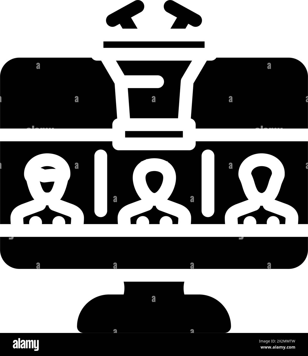 breakout sessions glyph icon vector illustration Stock Vector Image ...