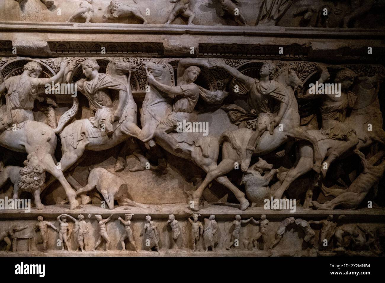 Alexander's Sarcophagus, a Hellenistic marble sarcophagus from the ...