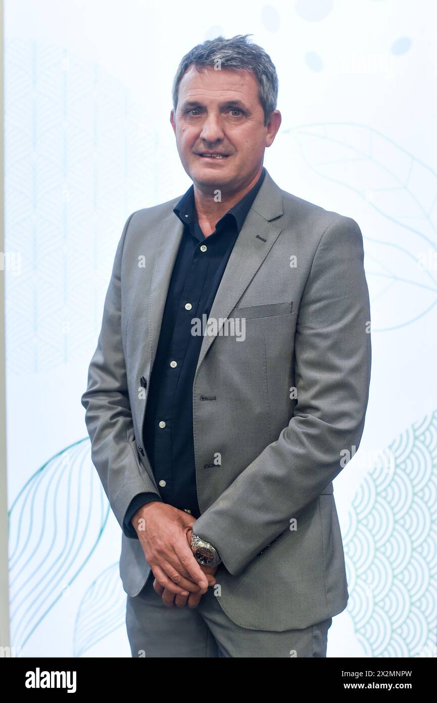 The president of the P.D.O. Cerezas del Jerte, José Antonio Tierno ...