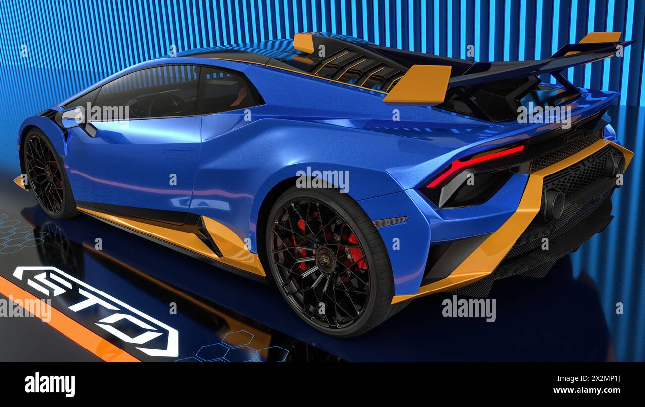 Lamborghini Huracan STO - a trackside everyday car Stock Photo - Alamy